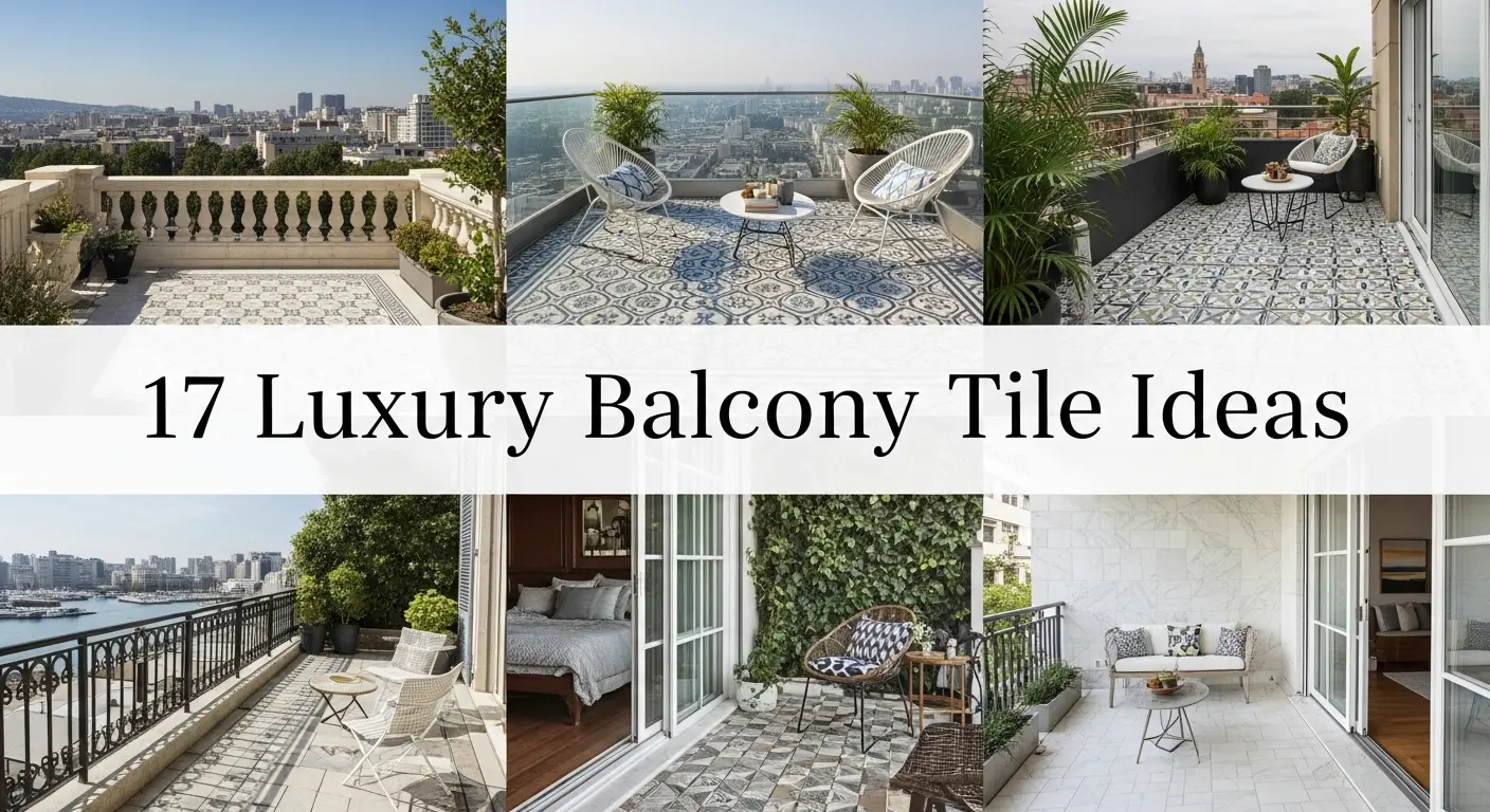 17 Luxuary Balcony Tile Ideas to Create Your Dream Outdoor Retreat