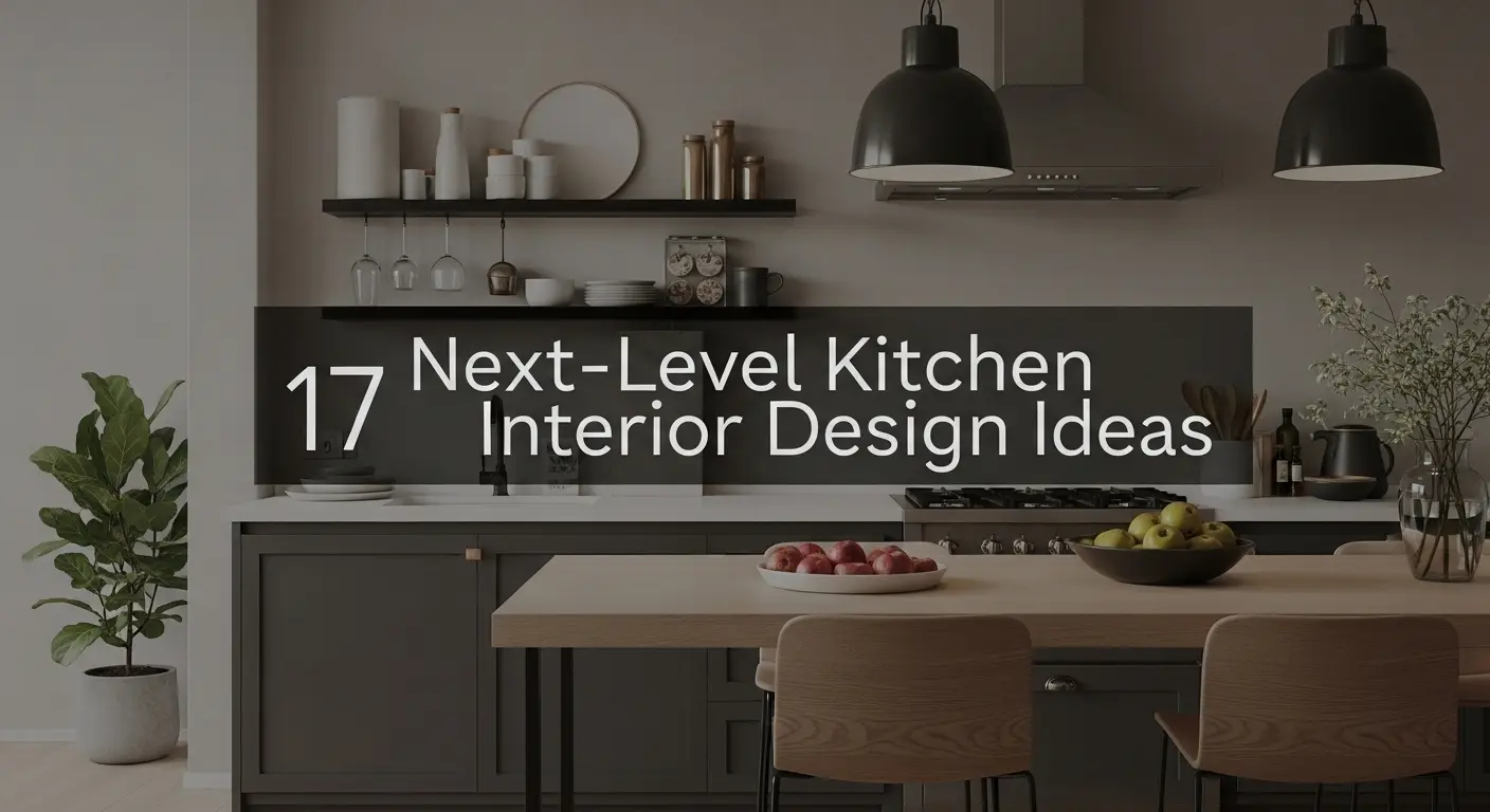 17 Next-Level Kitchen Interior Design Ideas That Wow Every Visitor