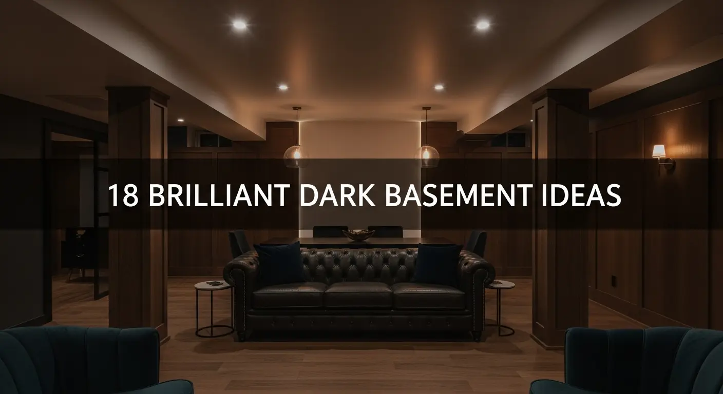 18 Brilliant Dark Basement Ideas That Will Make You Love Your ...
