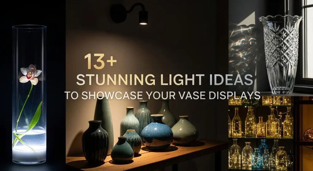 13+ Stunning Light Ideas to Showcase Your Vase Displays
