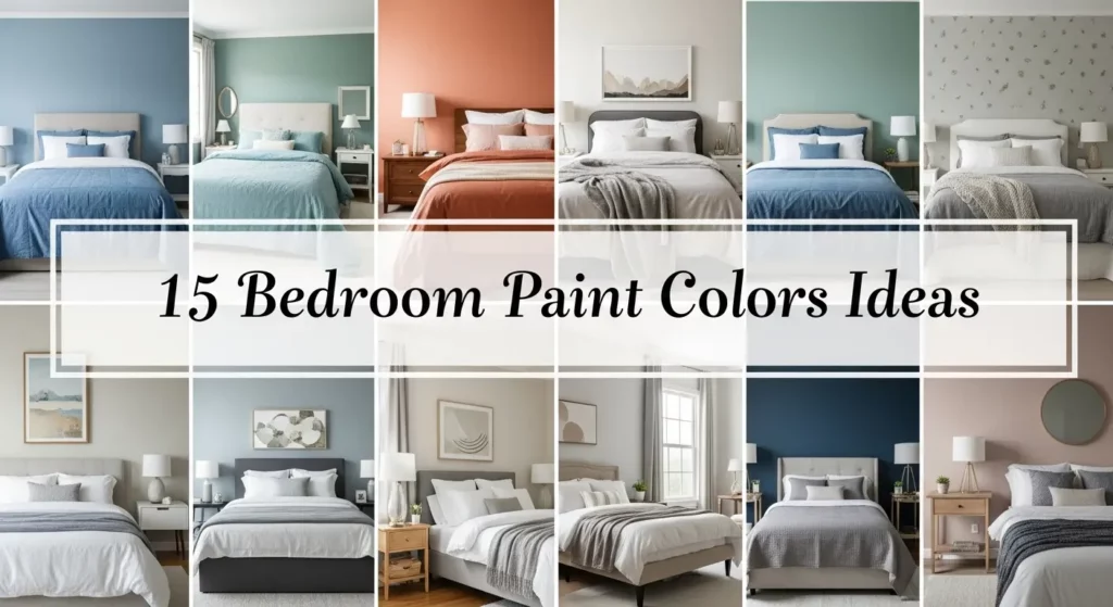 15 Bedroom Paint Colors Ideas From Calming Neutrals to Bold Statement Walls