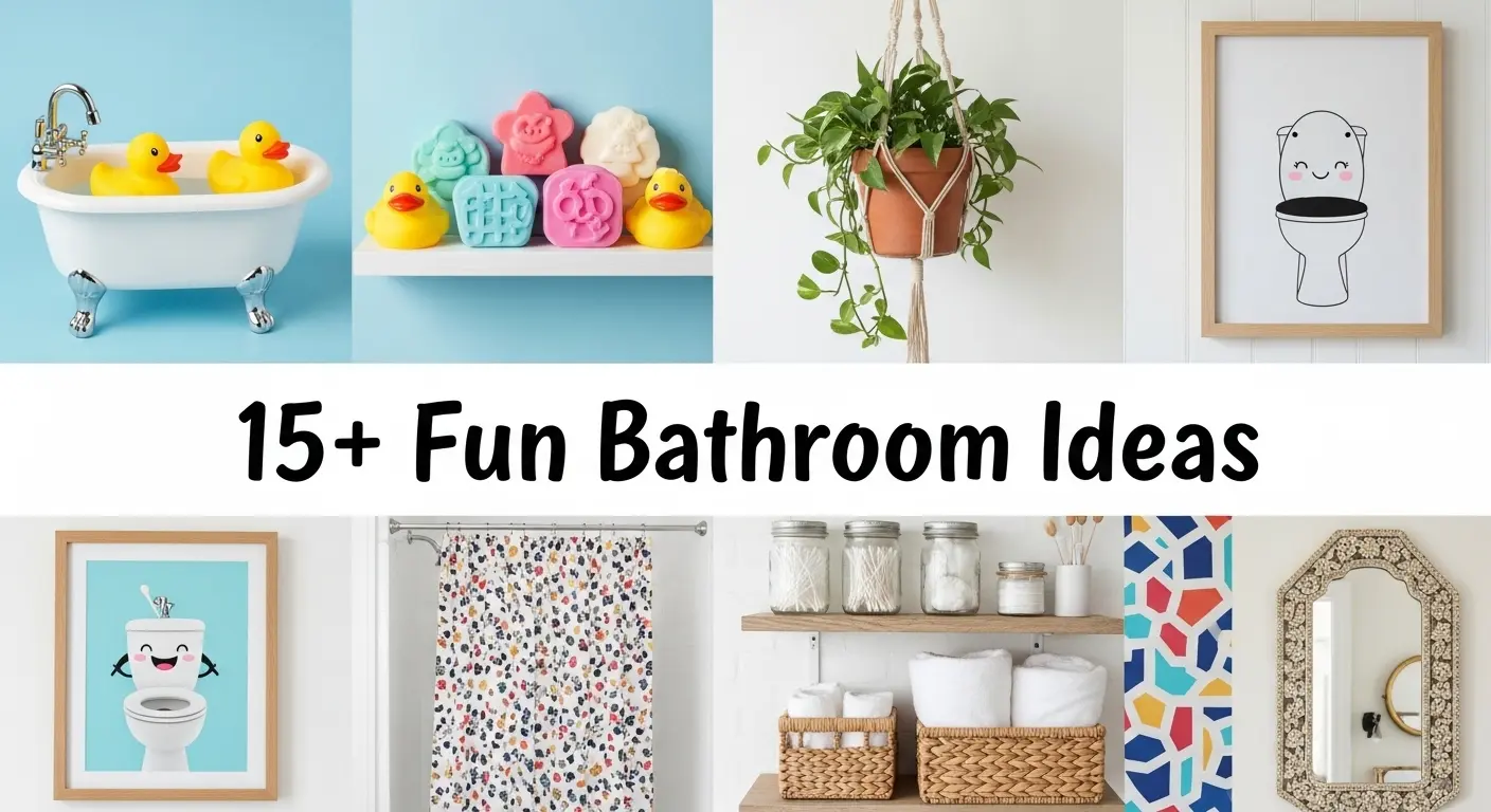15+ Fun Bathroom Ideas to Transform Your Space Into a Playful Paradise