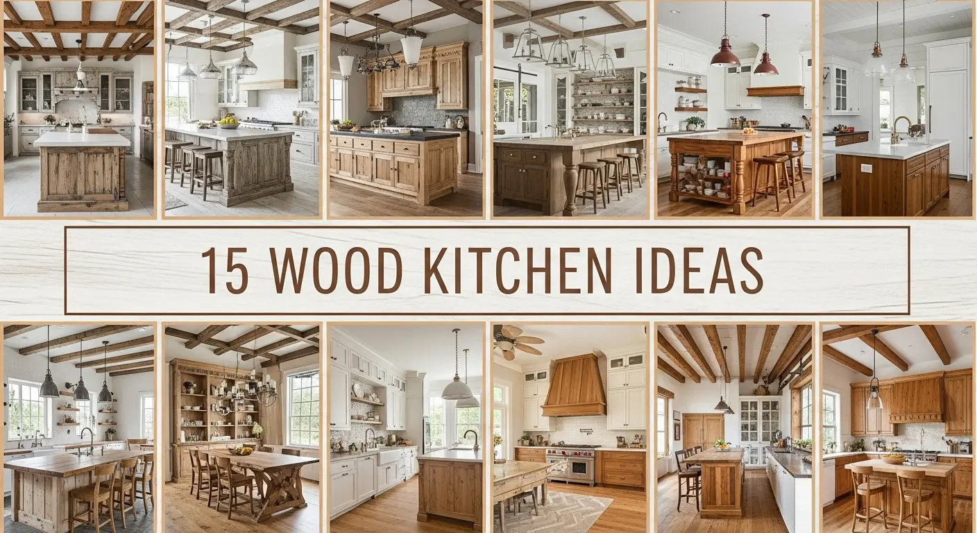17 Wood Kitchen Ideas From Rustic Charm to Modern Elegance