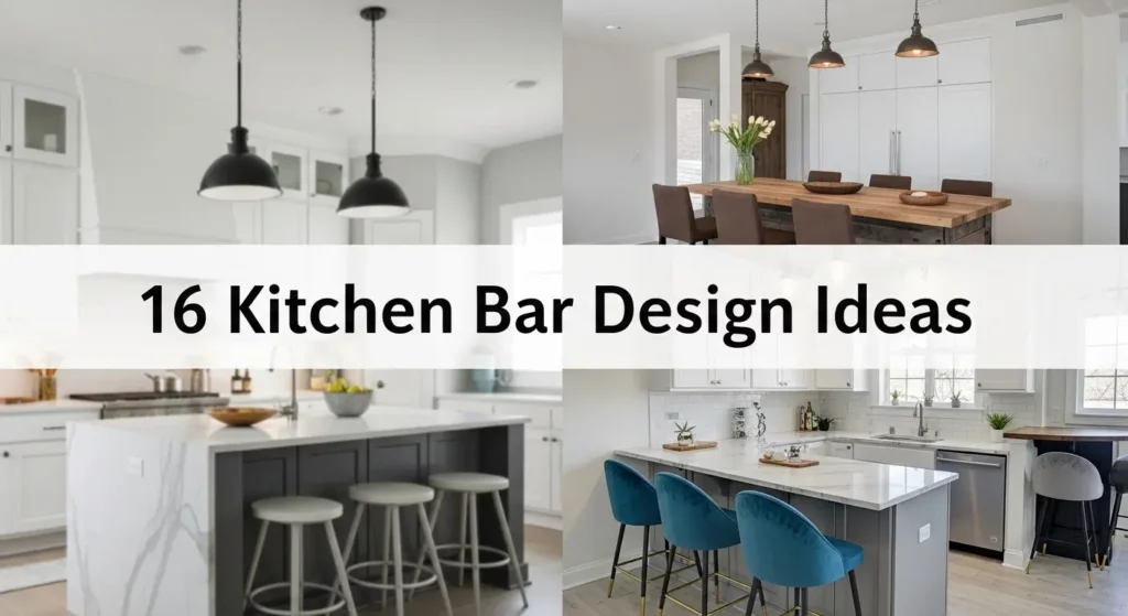 16 Trendy Kitchen Bar Design Ideas for Your Dream Home