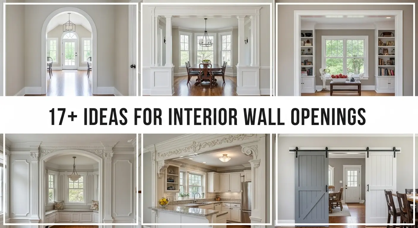 17+ Ideas for Interior Wall Openings That Improve Natural Light Flow