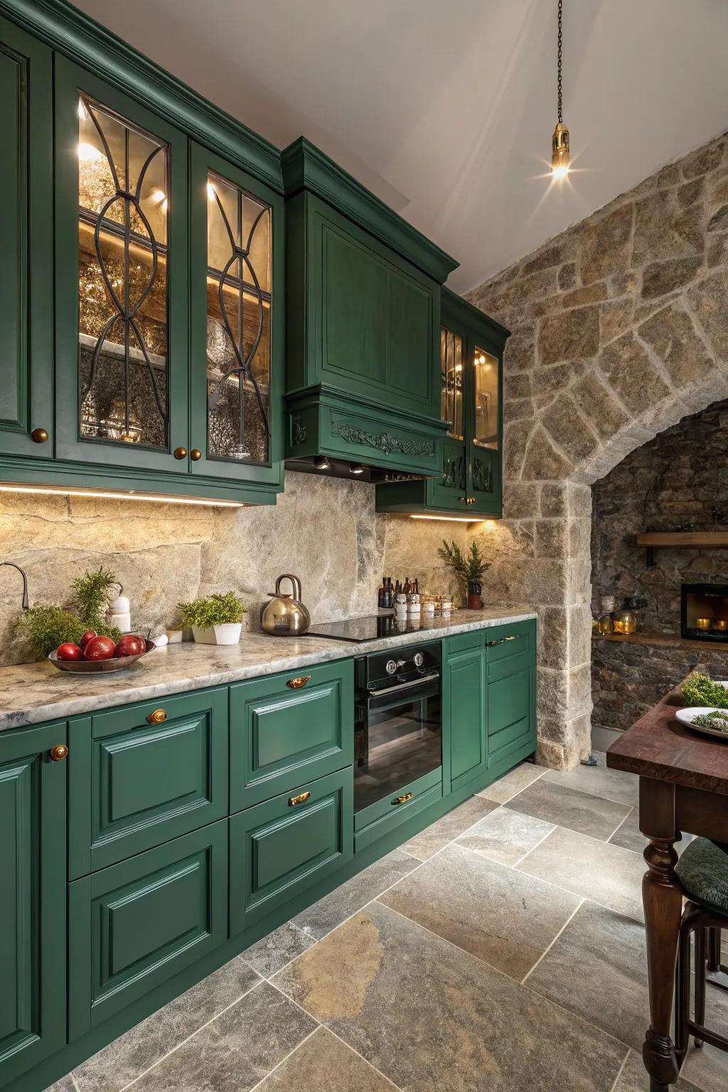 20+ Emerald Green Kitchen Design Ideas to Brighten Your Space
