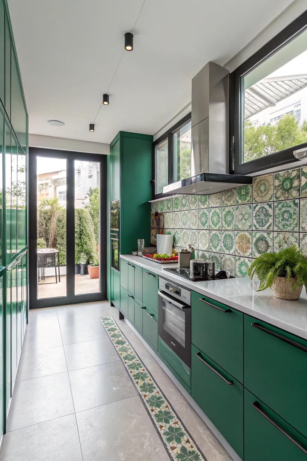 20+ Emerald Green Kitchen Design Ideas to Brighten Your Space
