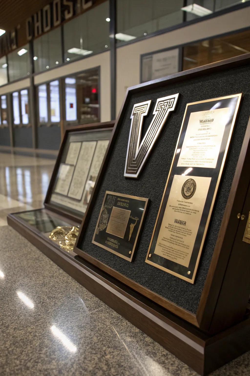 17+ Varsity Letter Shadow Box Ideas to Preserve Your Athletic Memories ...