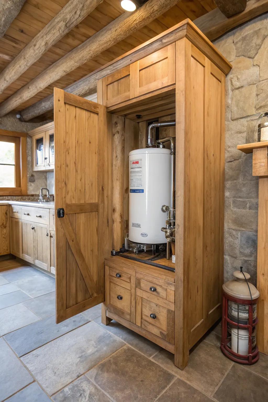 18+ Stylish Ideas to Hide Your Furnace and Water Heater - Elite ...