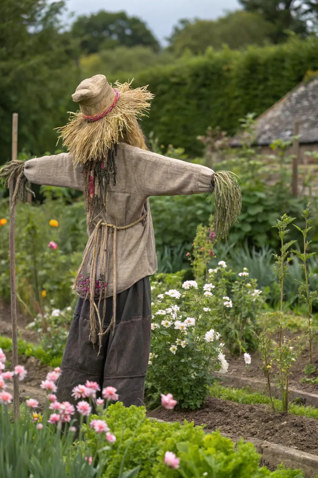 15+ Outdoor Scarecrow Head Ideas That Protect Your Garden in Style