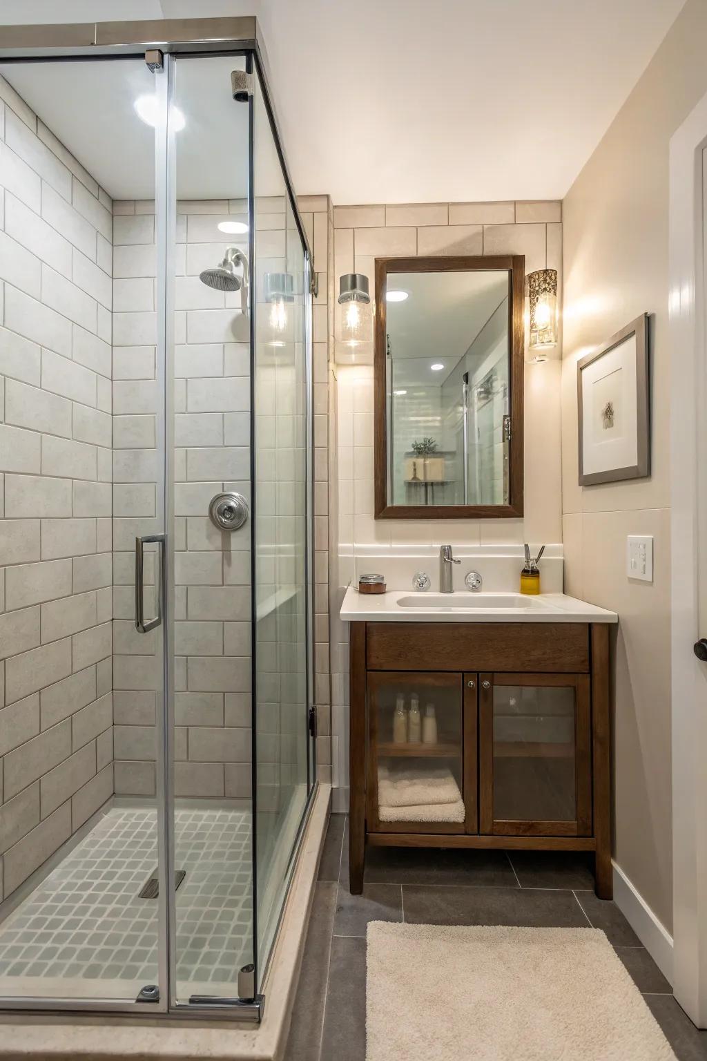 24+ Stylish Walk-In Shower Ideas for Small Bathrooms
