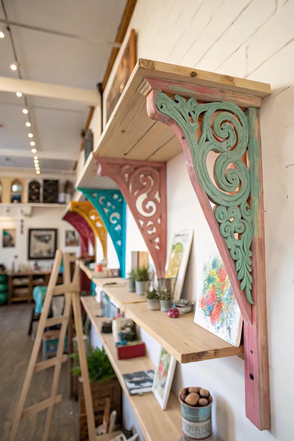 20+ Functional Wooden Shelf Bracket Ideas for Every Room