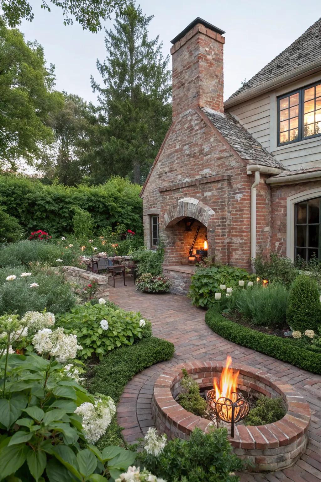 20+ DIY Brick Fire Pit Ideas for a Warm and Inviting Outdoor Space