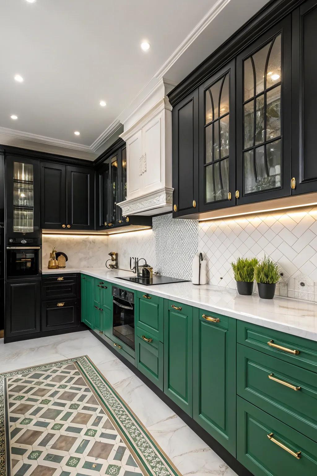 20+ Emerald Green Kitchen Design Ideas to Brighten Your Space