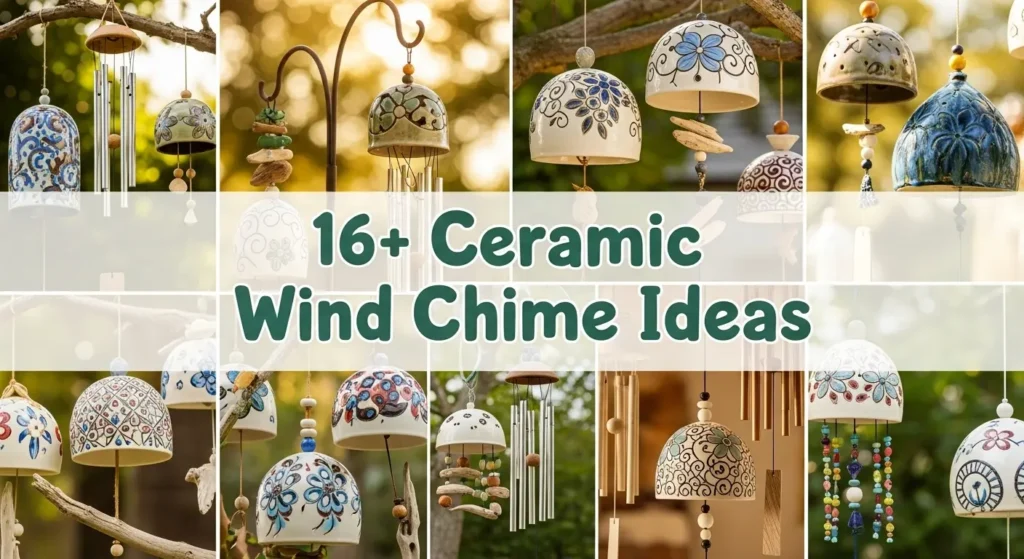 16+ Ceramic Wind Chime Ideas That Brighten Any Outdoor Space