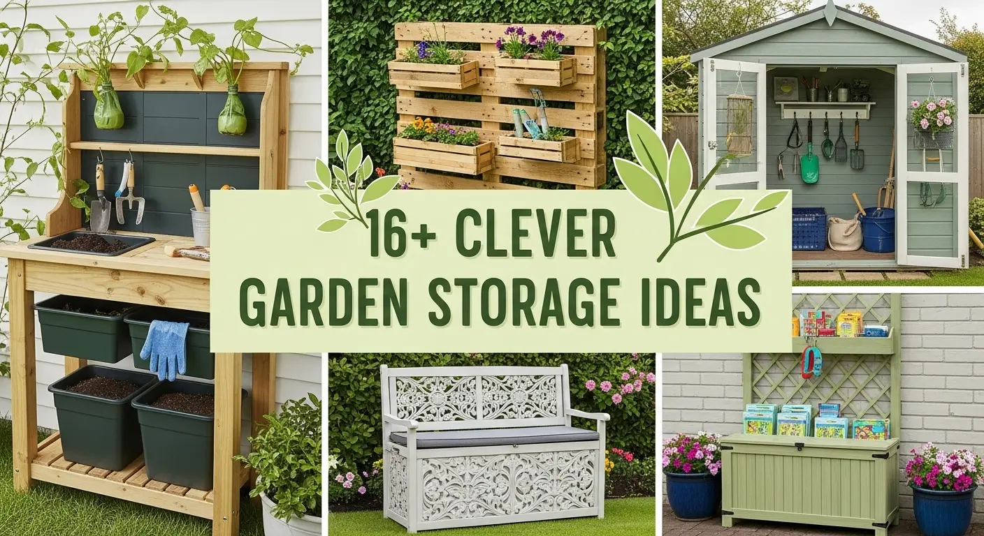 16+ Clever Garden Storage Ideas That Will Revolutionize Your Yard