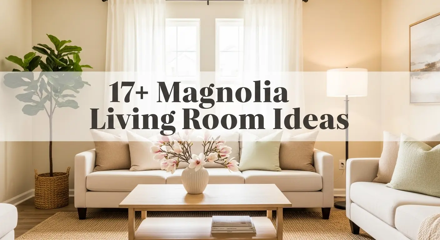 17+ Magnolia Living Room Ideas That Bring Timeless Elegance to Your Home