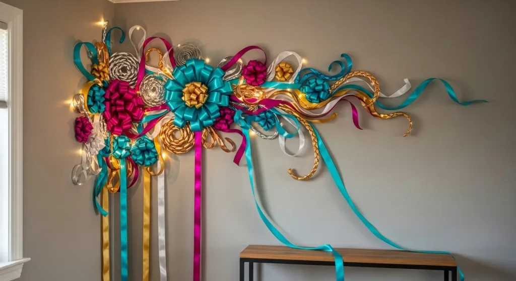 17+ Ribbon Decoration Ideas for Walls You'll Love