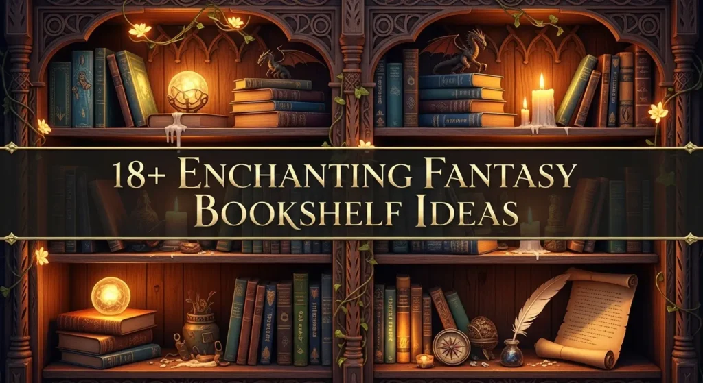 18+ Enchanting Fantasy Bookshelf Ideas to Build Your Magical Reading Haven