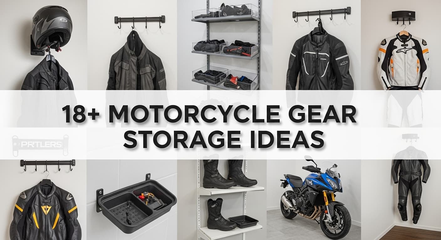18+ Motorcycle Gear Storage Ideas for Every Rider