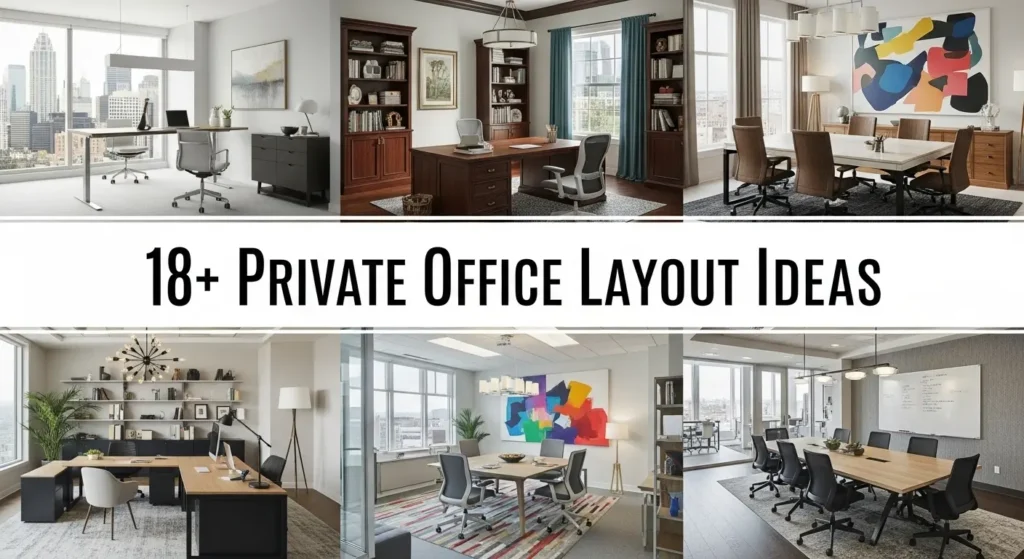 18+ Private Office Layout Ideas to Maximize Productivity and Style