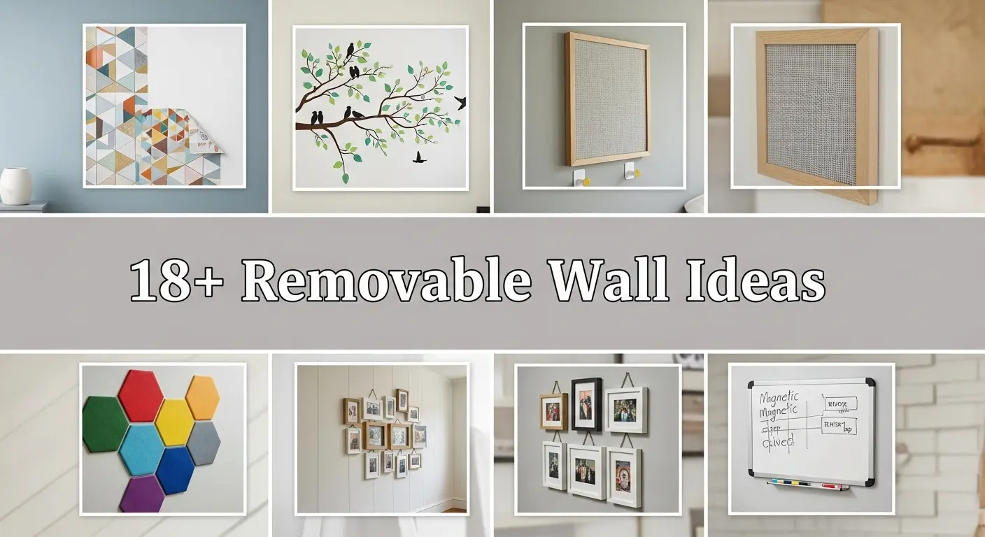 18+ Removable Wall Ideas to Divide Spaces Without Permanent Construction