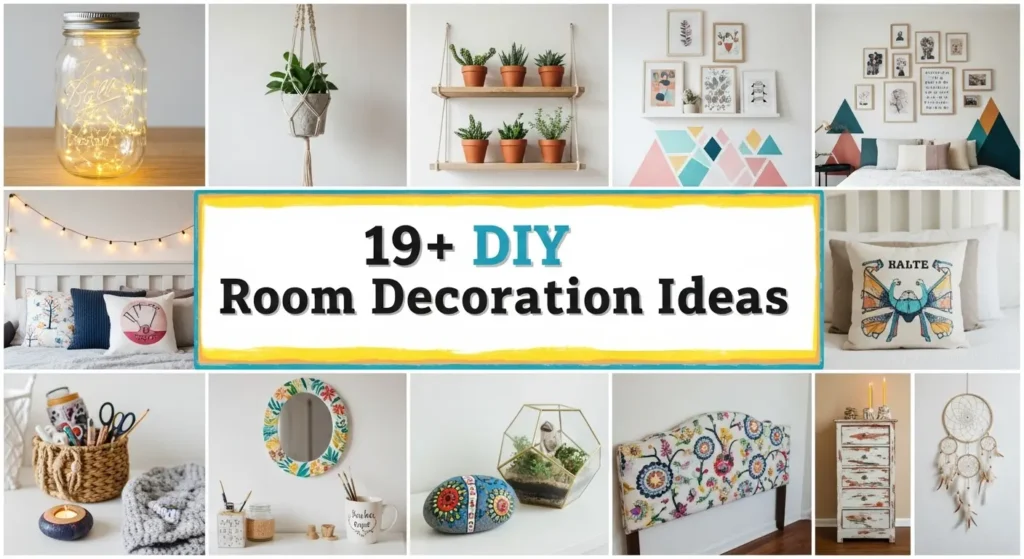 19+ Creative DIY Room Decoration Ideas for Every Style and Budget ...