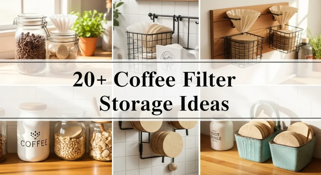 20+ Coffee Filter Storage Ideas to Keep Your Kitchen Organized – Elite ...