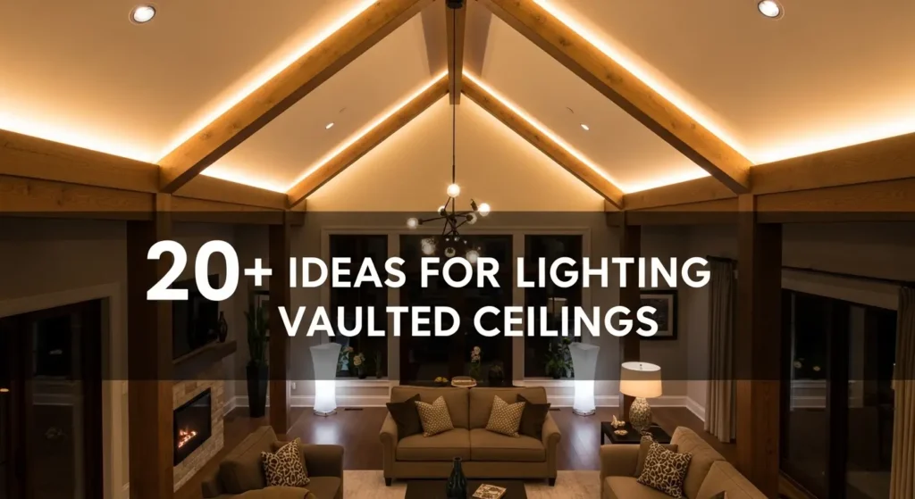 20+ Ideas for Lighting Vaulted Ceilings Transform Your Space with ...