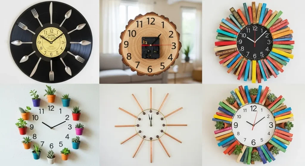21+ DIY Wall Clock Ideas to Craft Your Perfect Timepiece