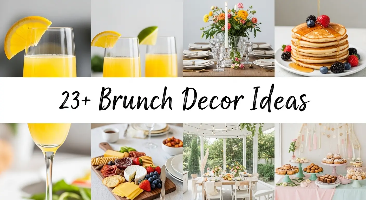 23+ Brunch Decor Ideas From Casual to Elegant Table Settings