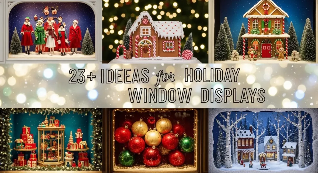 23+ Ideas For Holiday Window Displays That Make Your Store Unforgettable