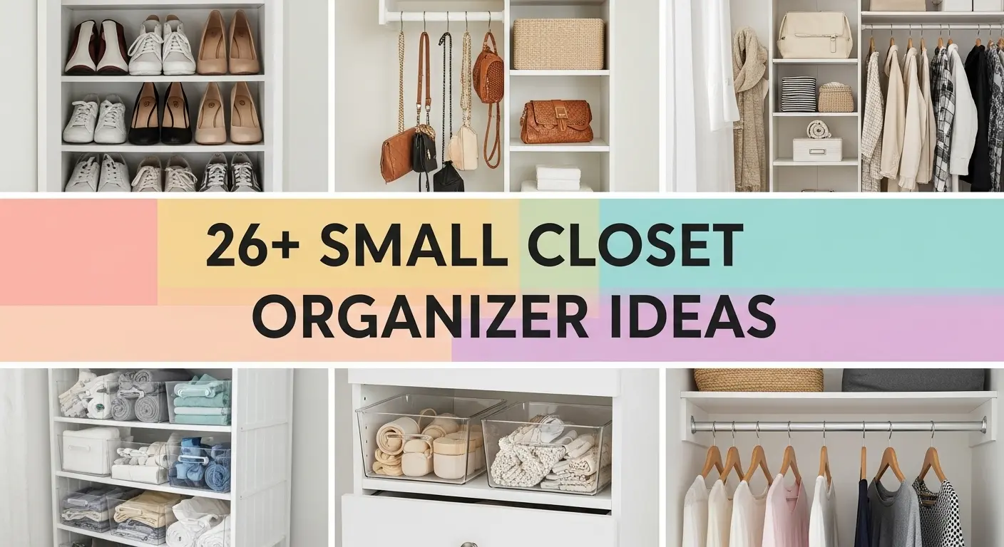 26+ Small Closet Organizer Ideas That Will Transform Your Tiny Space