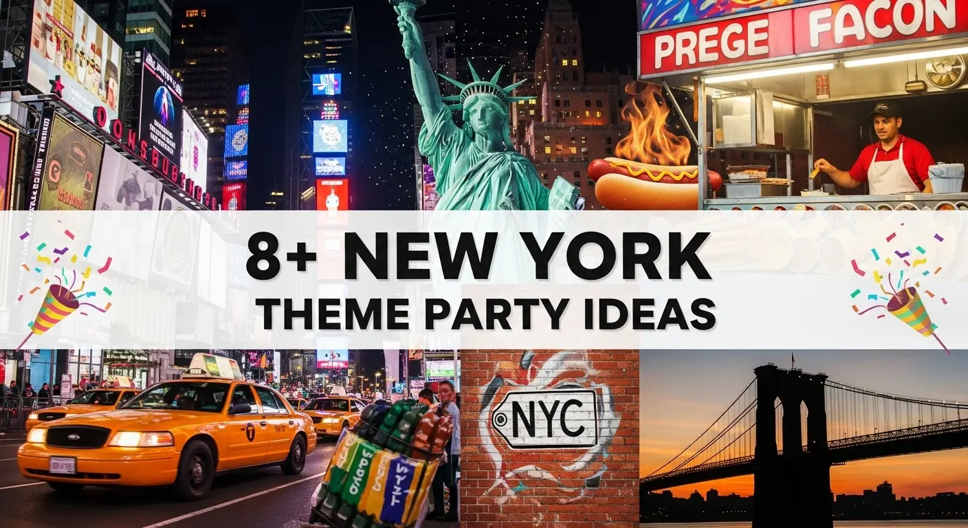 8+ New York Theme Party Ideas That Will Make Your Event Unforgettable