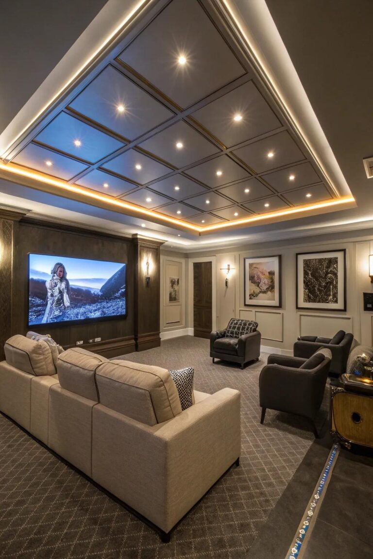 15+ Coffered Ceiling Ideas with Creative Lighting Solutions