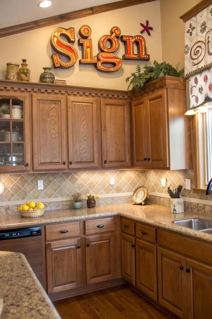 21+ Ways to Decorate Above Kitchen Cabinets That Actually Work