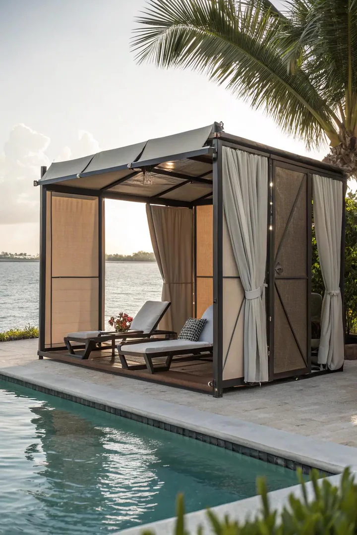 16+ DIY Pool Cabana Ideas Create Your Perfect Poolside Paradise