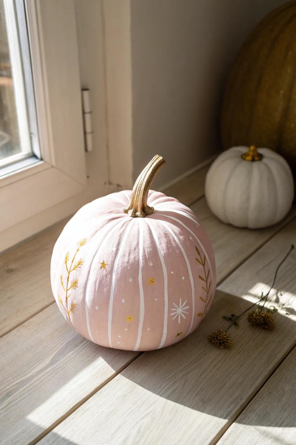 14+ Beautiful Breast Cancer Awareness Pumpkin Ideas to Show Support