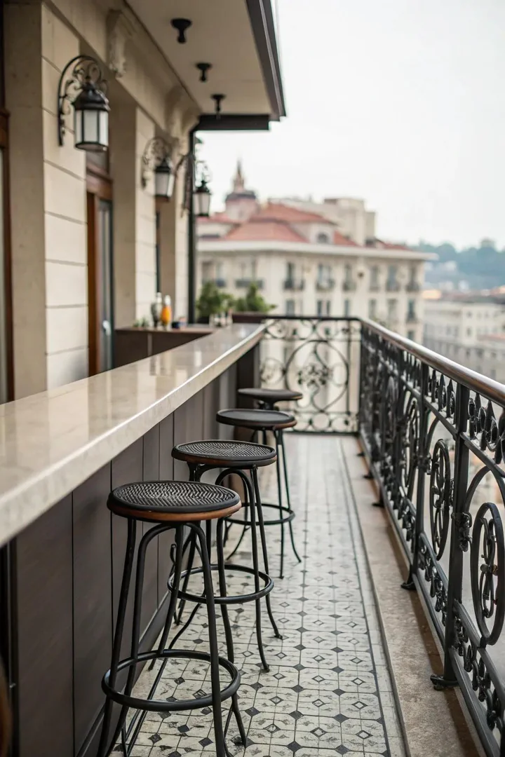 20+ Small Balcony Bar Ideas to Maximize Your Outdoor Space