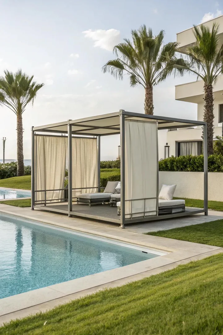 16+ DIY Pool Cabana Ideas Create Your Perfect Poolside Paradise