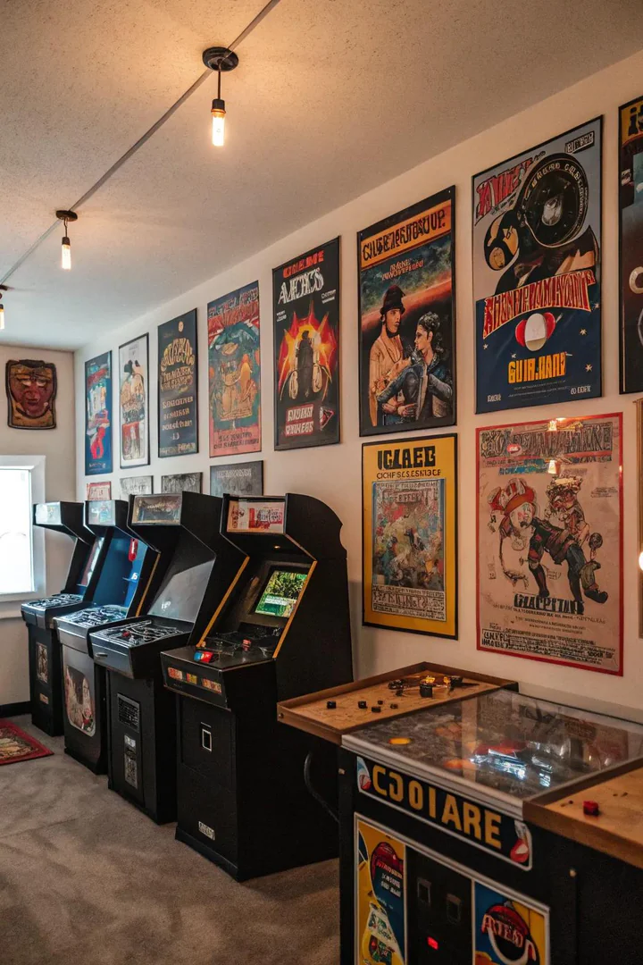16+ Retro Game Room Ideas Featuring Classic Console Collections