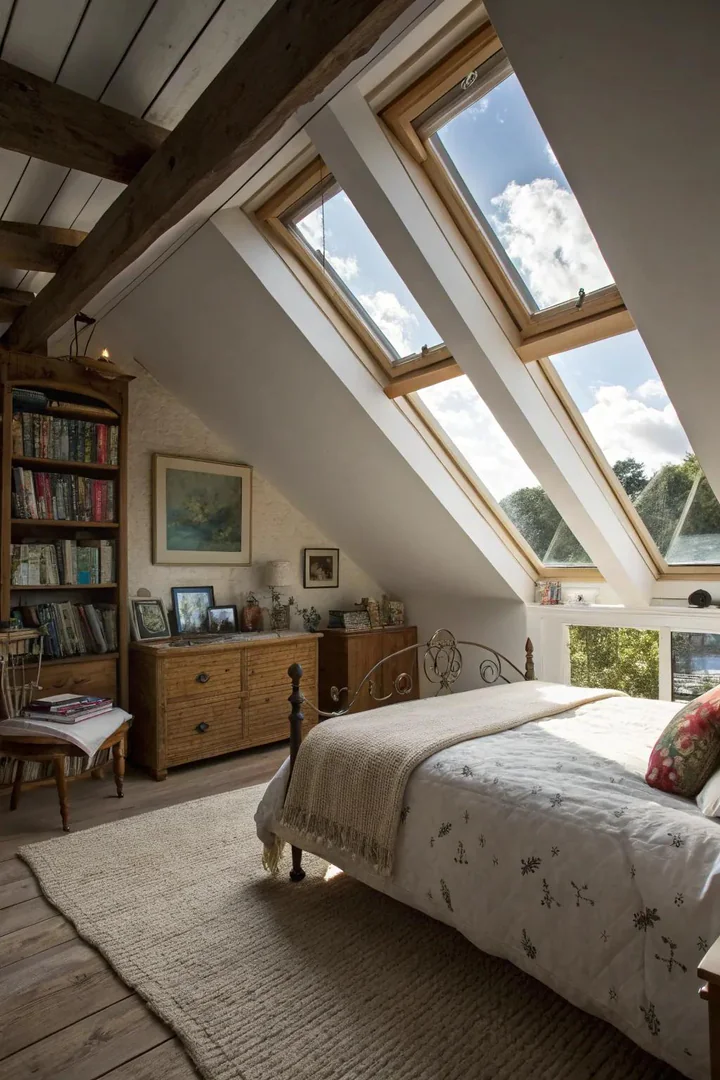17+ Slanted Ceiling Ideas to Transform Your Attic into a Dream Space