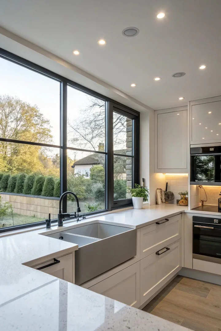 15+ Kitchen Sink Window Lighting Ideas to Brighten Your Space – Elite ...