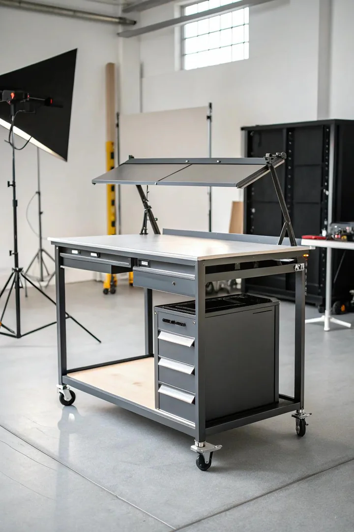 22+ DIY Mobile Workbench Ideas for Small Workshops and Garages