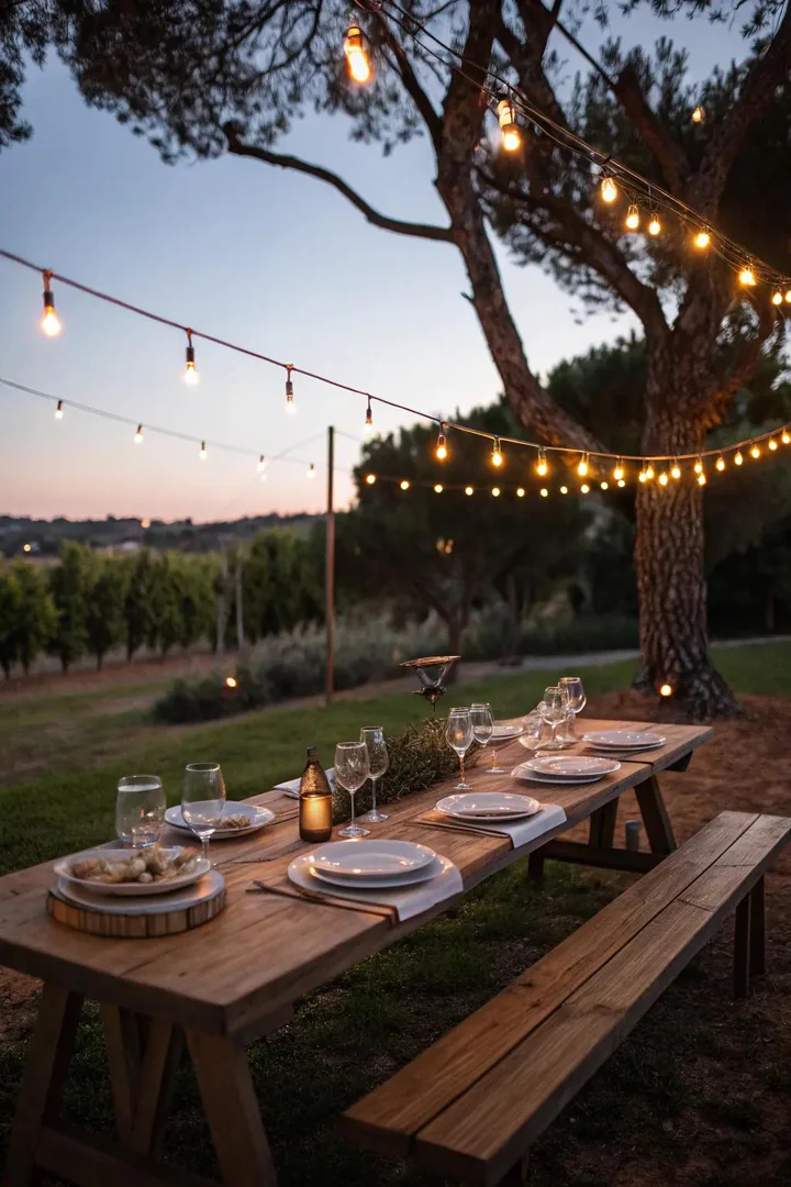 21+ Outdoor Decor Ideas for Picnic Table That Transform Your Backyard
