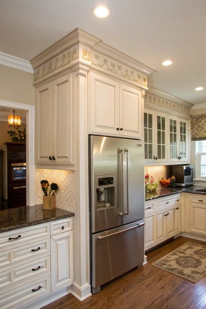 23+ Creative Refrigerator Cabinet Ideas That'll Make Your Kitchen Shine
