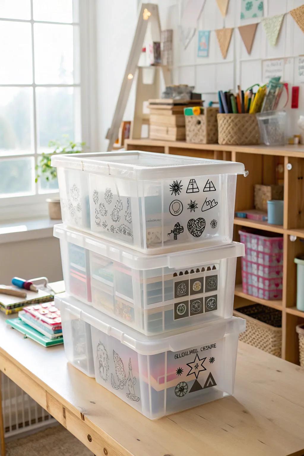 16+ Stencil Storage Ideas to Organize Your Craft Room