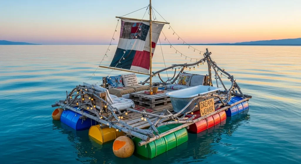 8+ Creative Raft Frame Ideas for Coastal and Beach Decor